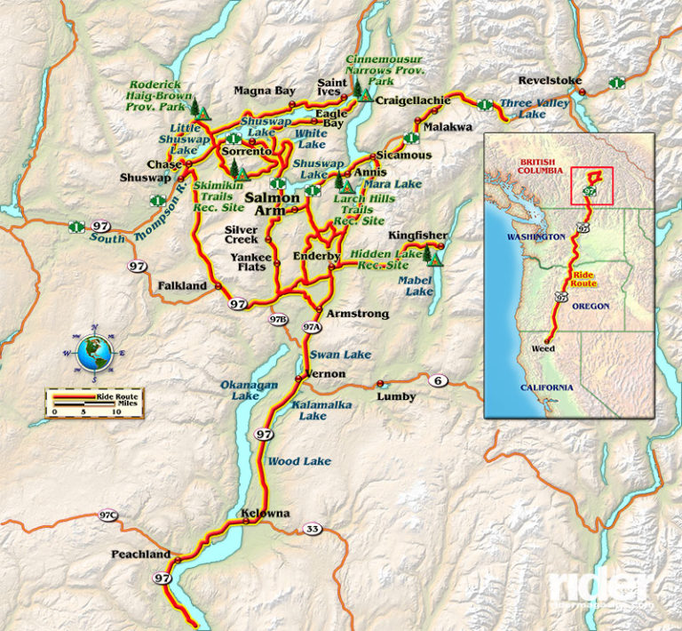 Riding The Shuswap Area of British Columbia, Canada | Rider Magazine